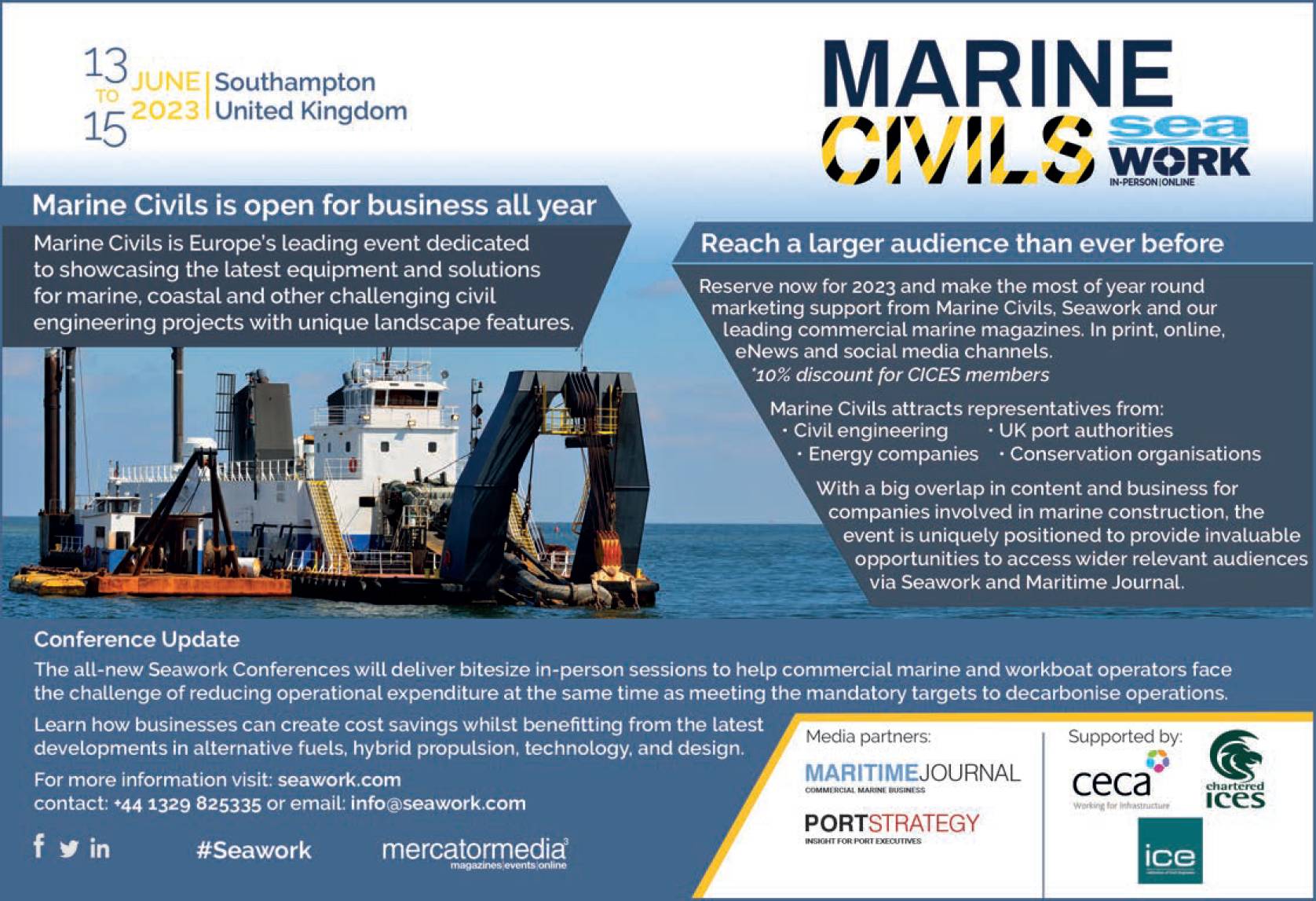 Ad | Marine Civils Sea Work