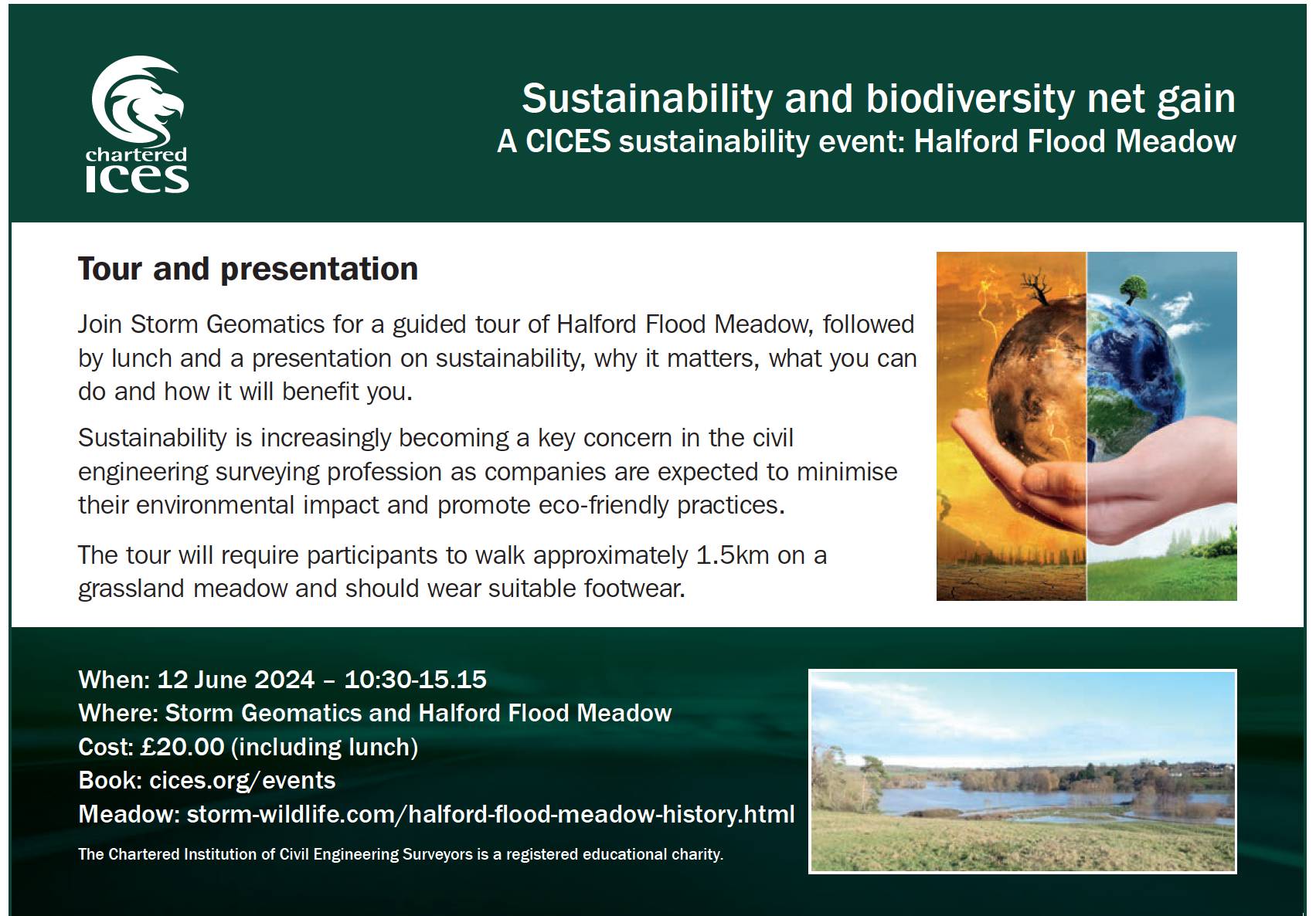 Ad | CICES Sustainability and biodiversity net gain
