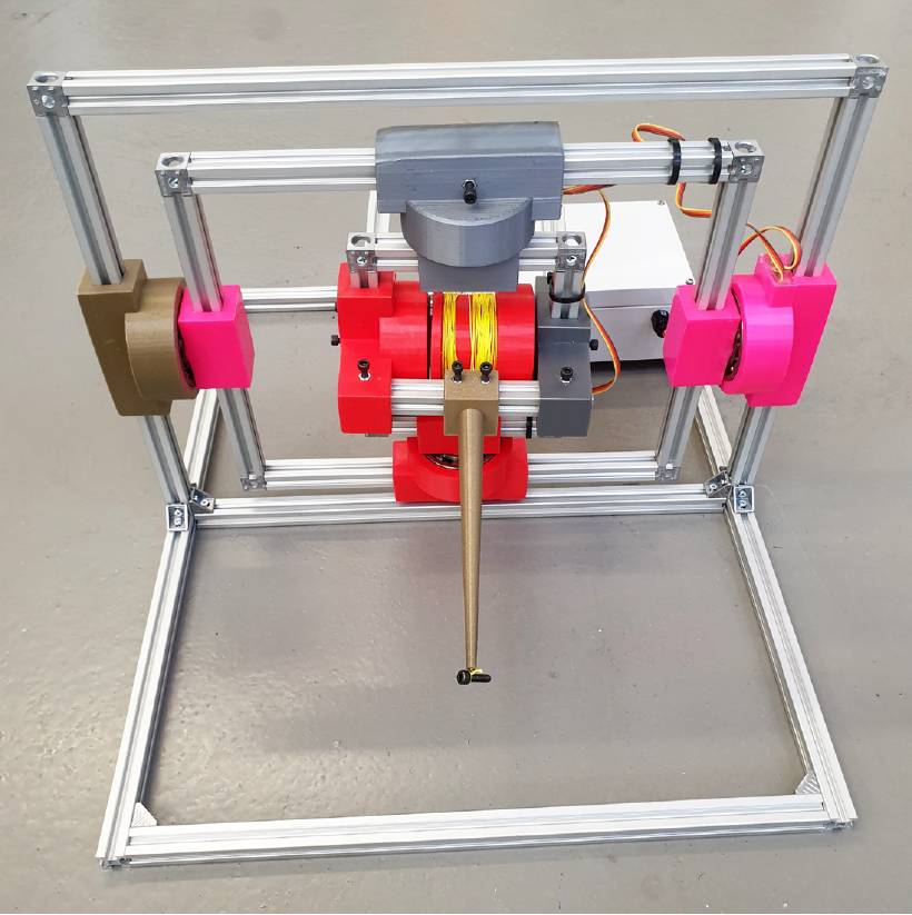 Underwater surveying with taut wires
