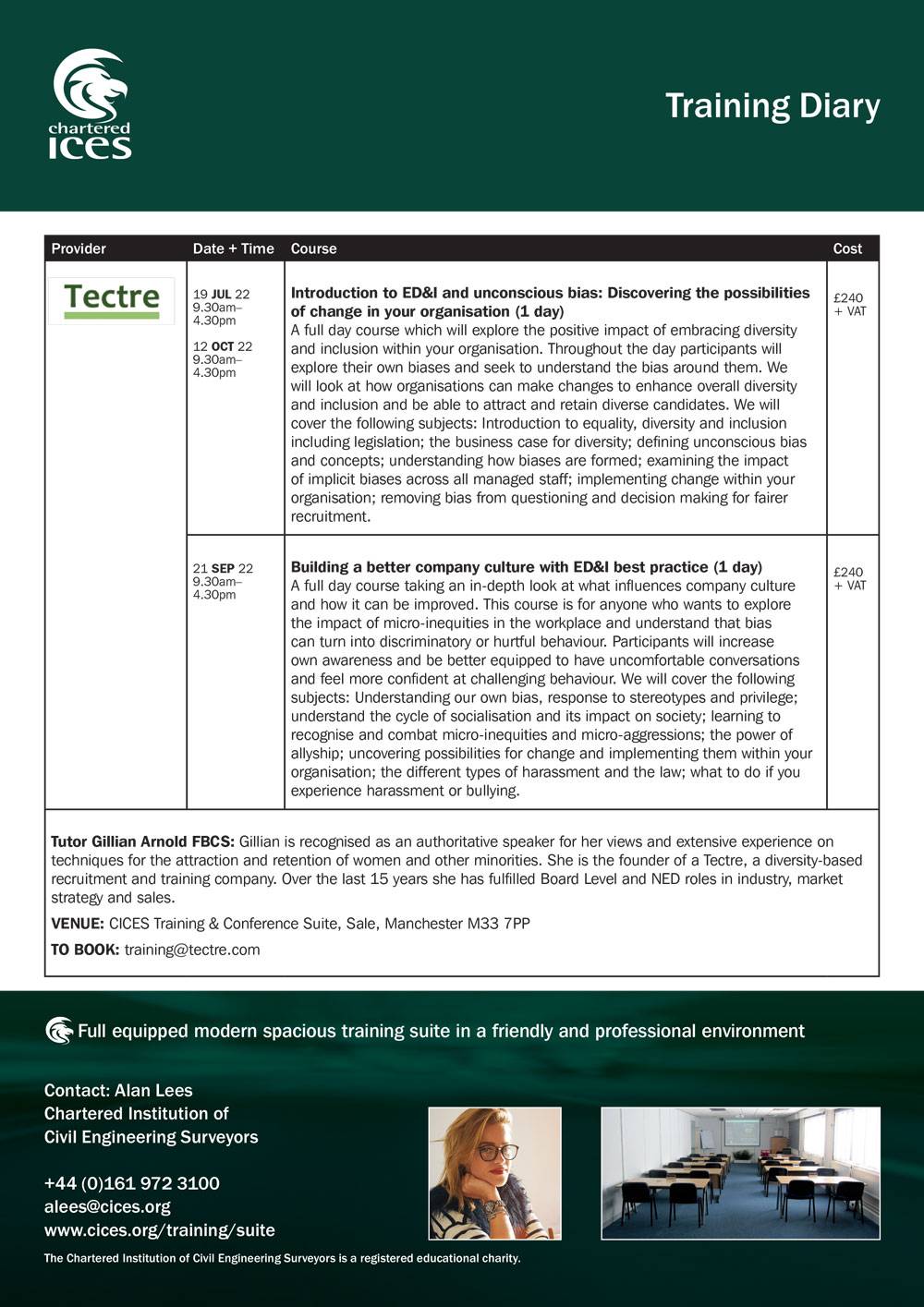 CICES Training Diary