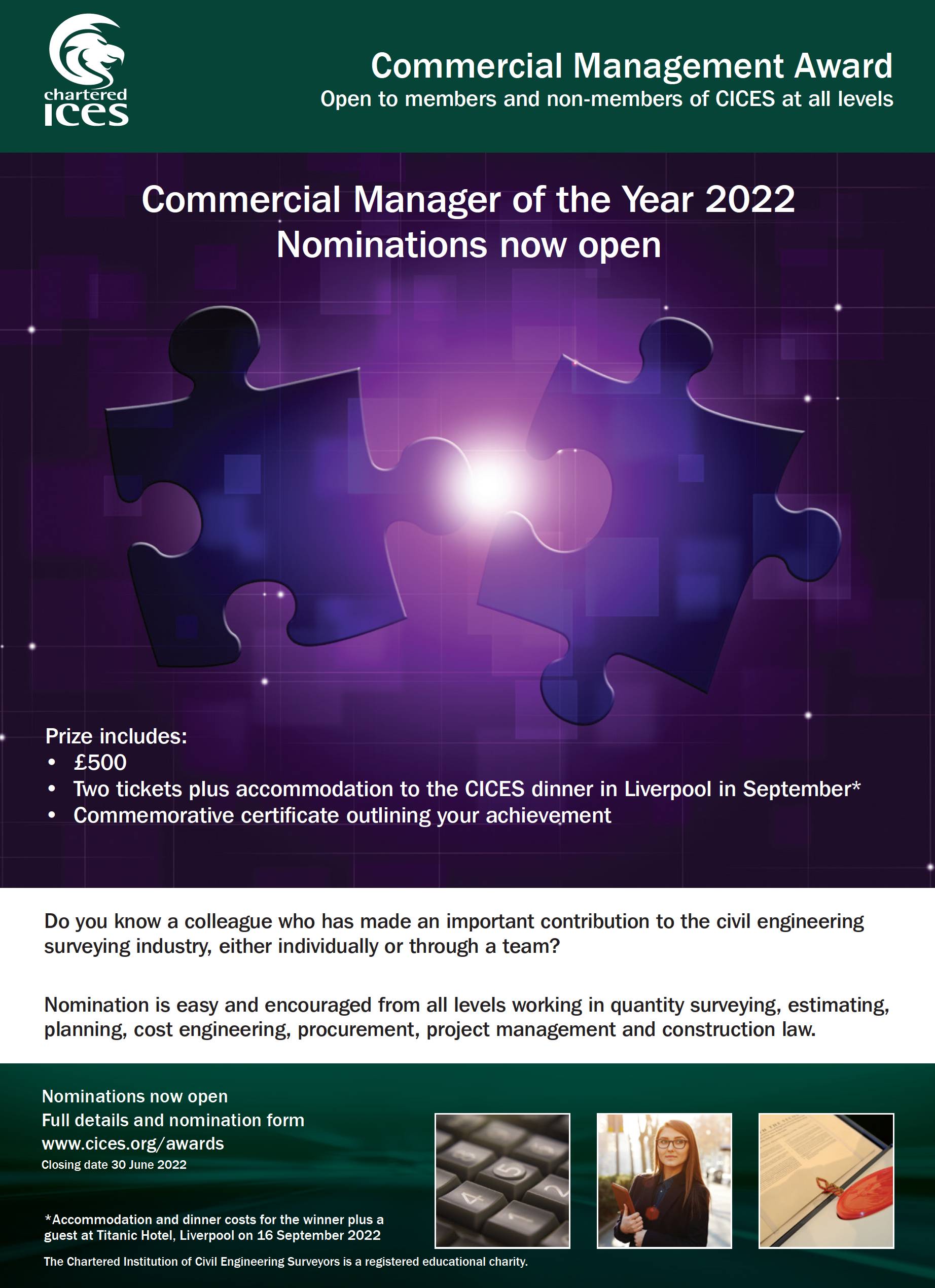 CICES Commercial Management Award