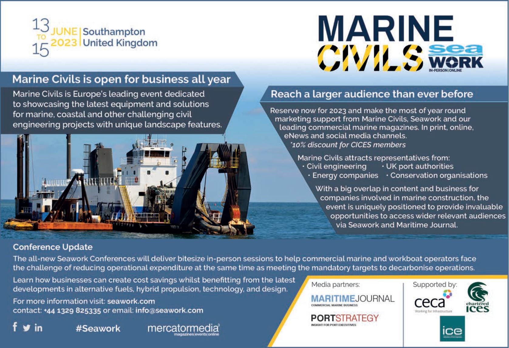 Ad | Marine Civils Sea Work