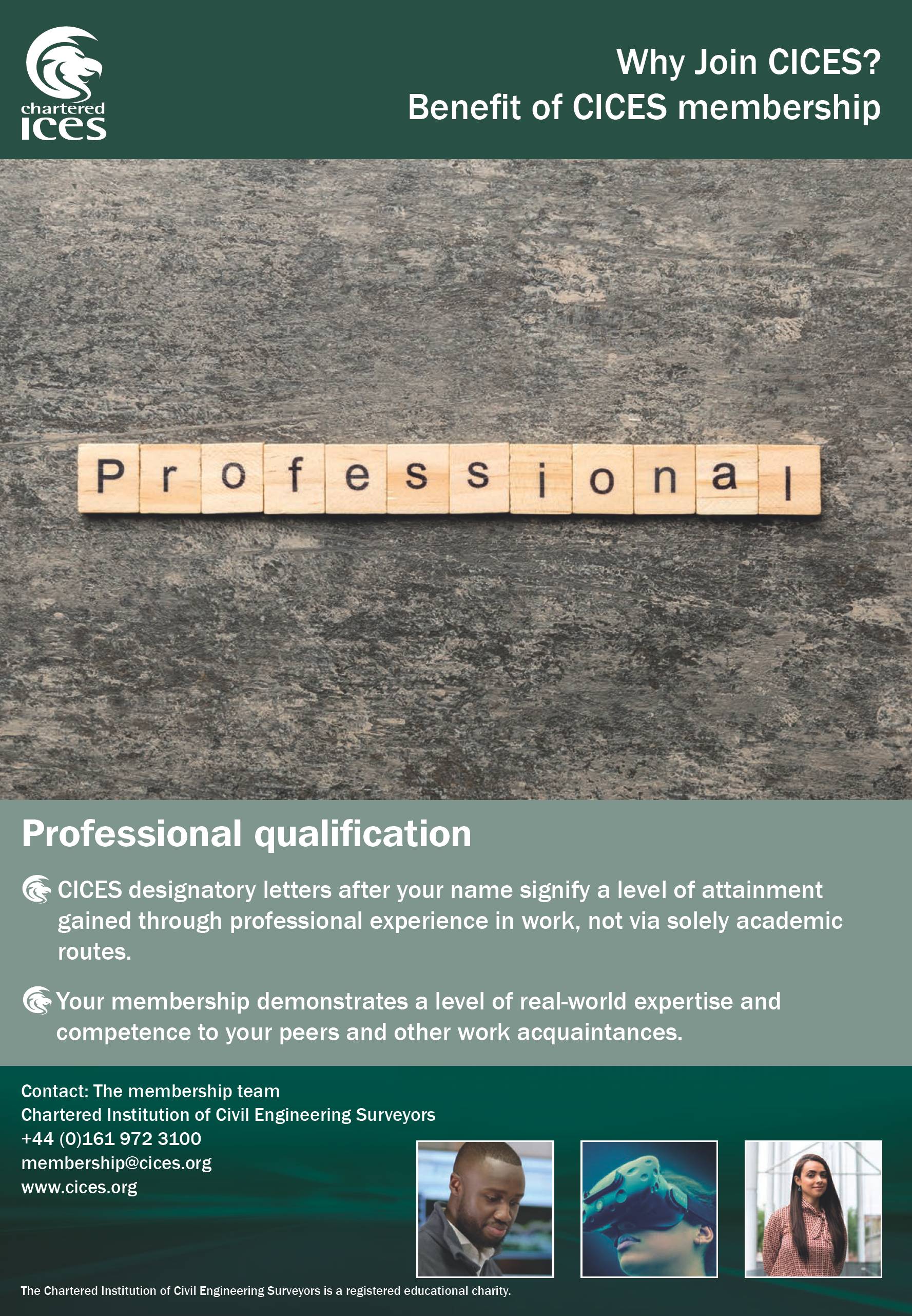 Ad | Why join CICES?