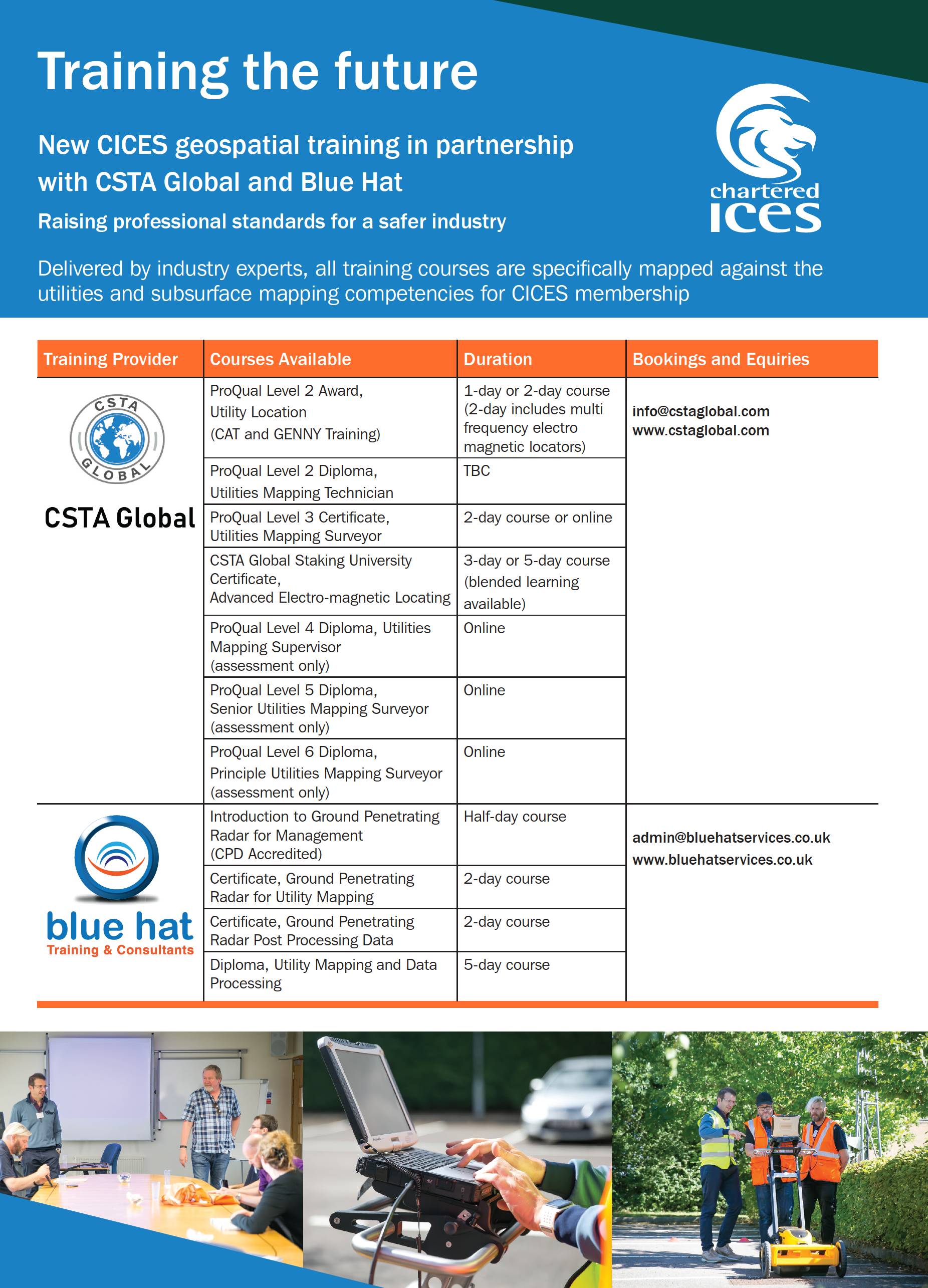 Ad | Blue Hat; CSTA Global