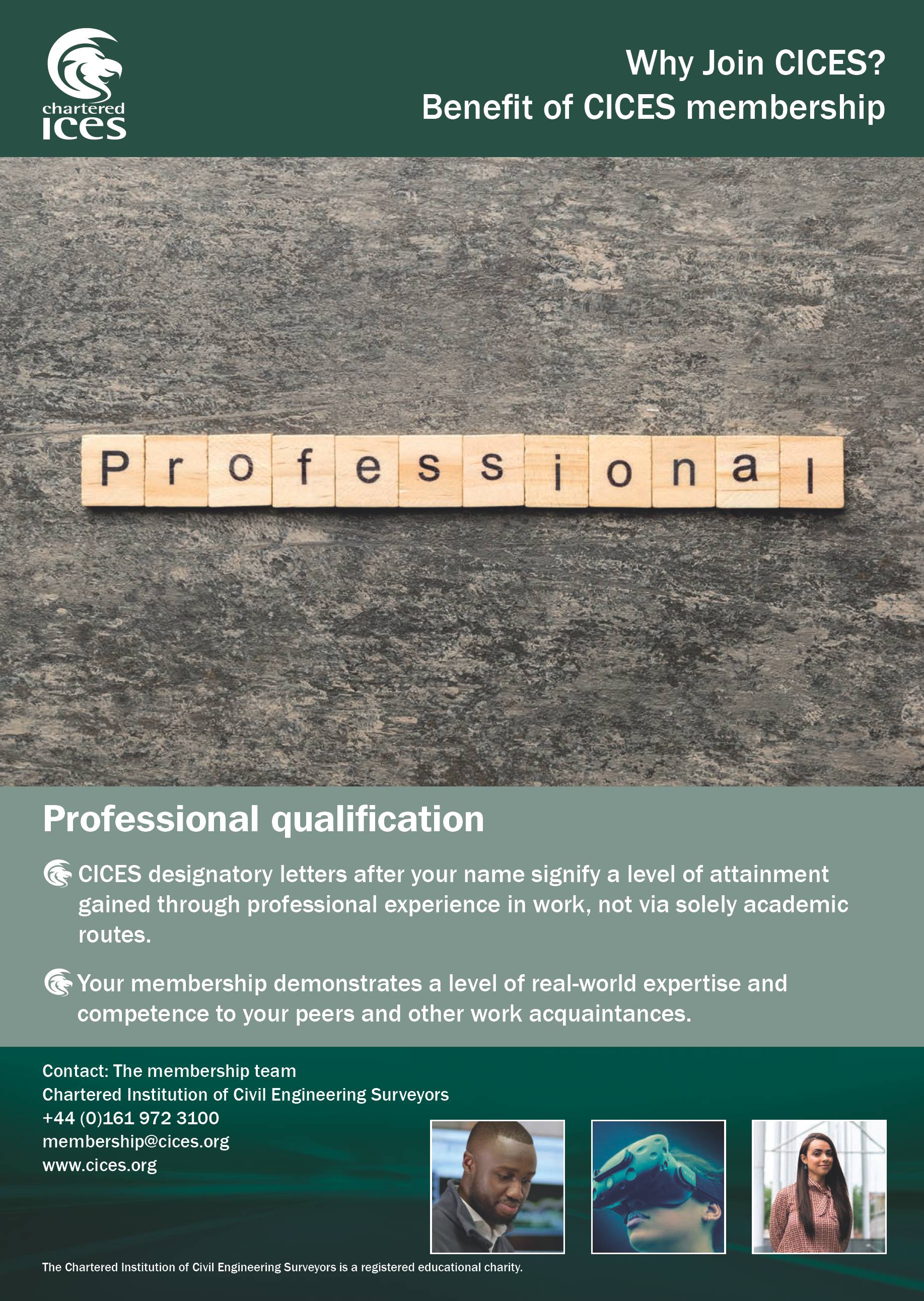 Ad | Why join CICES?