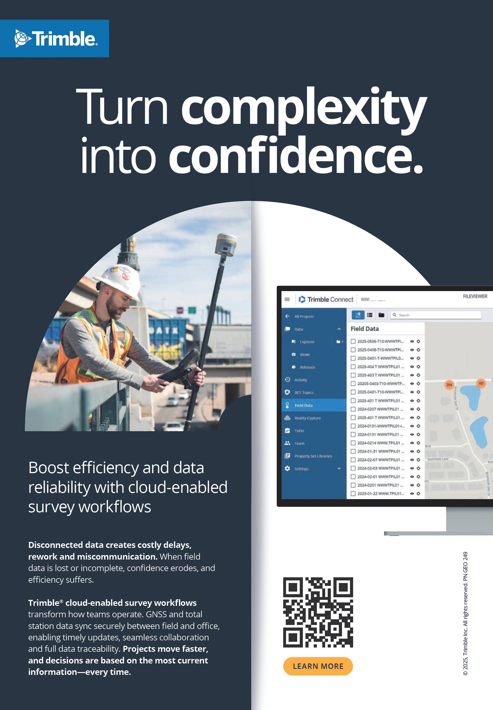 Ad | Trimble - turn complexity into confidence